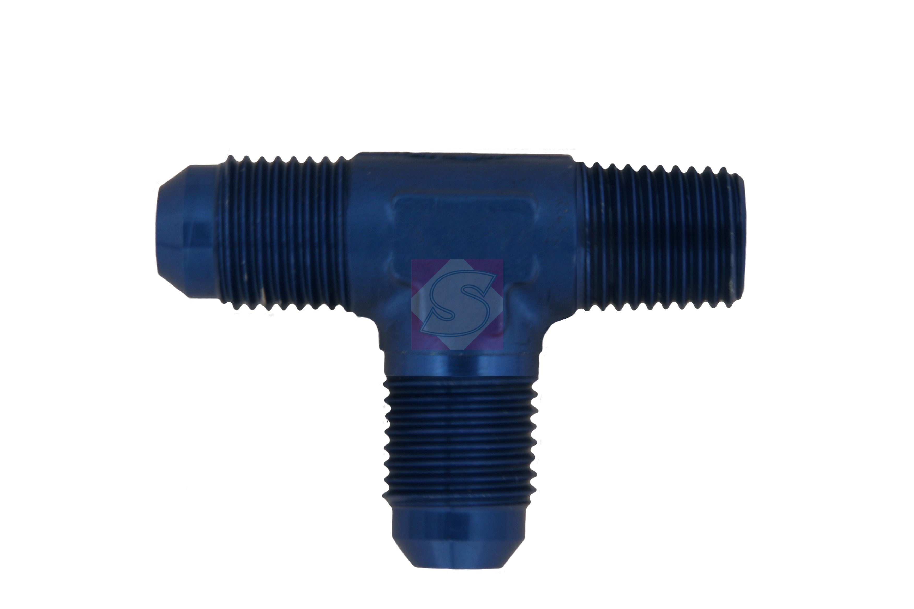 T-Stücke -10Dx 1/2 NPT on Run | NPT x JIC (Dash) | Aluminium Adapter ...