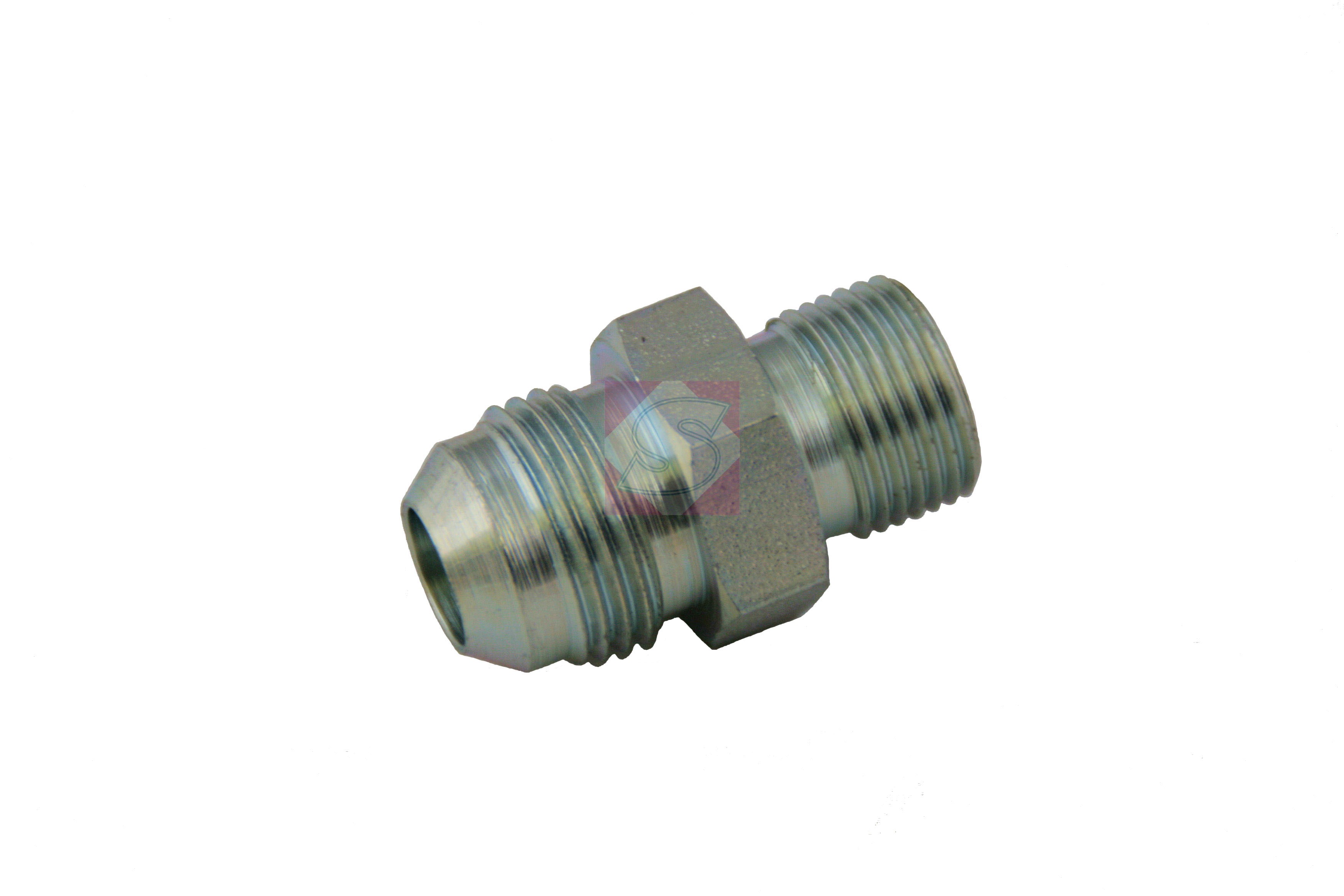Adapter Dash-3 x M10x1,25 konvex | JIC (Dash) x metrisch | Stahl ...