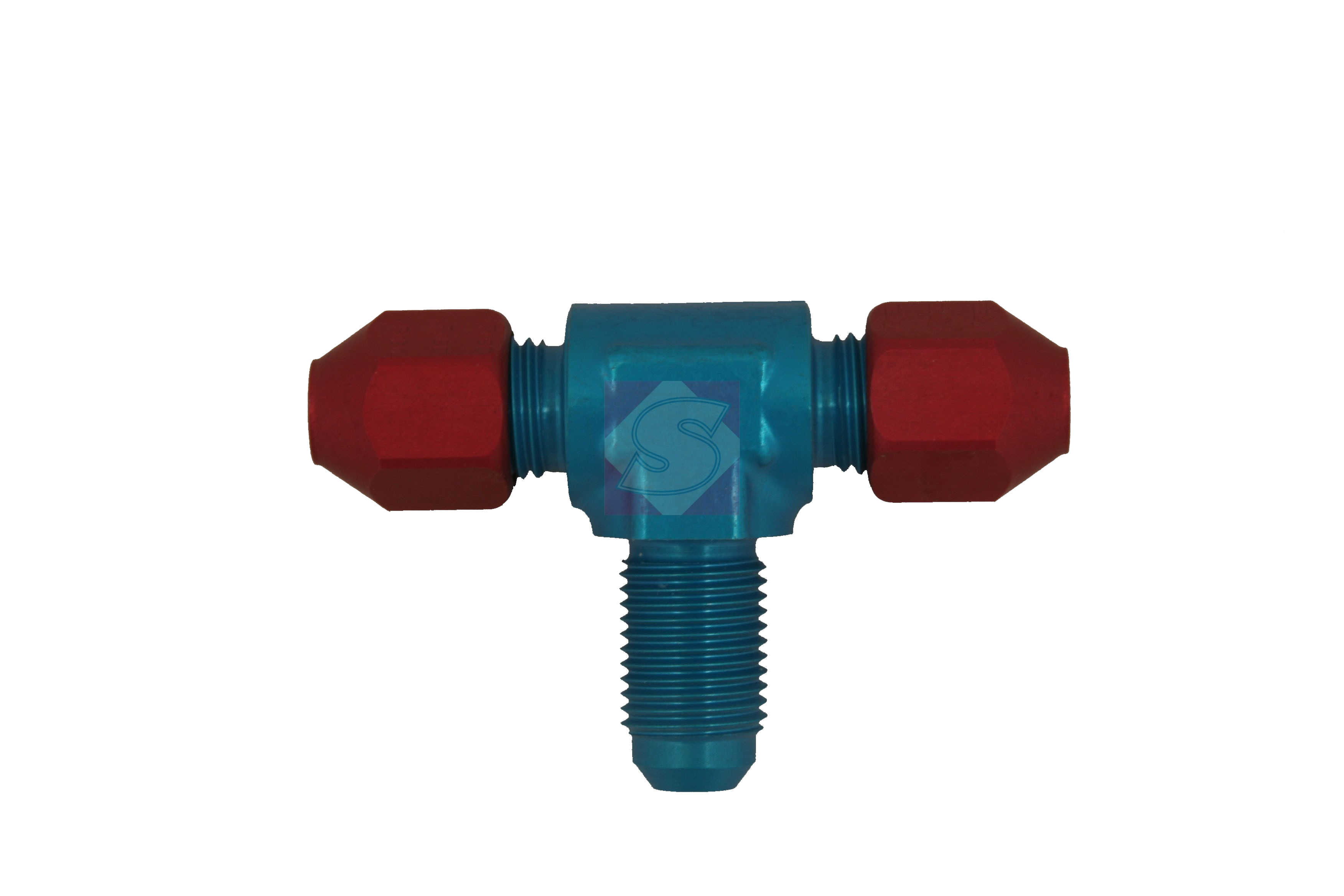 Bulkhead T-Stück 8mm, Dash-4 | Fitting für Aluminiumrohre | Aluminium ...